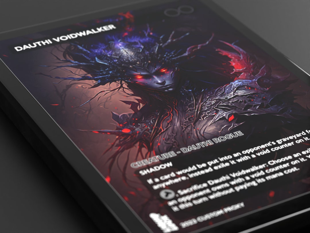 Dauthi Voidwalker MTG Proxy Full Art Custom Commander Cards - Etsy