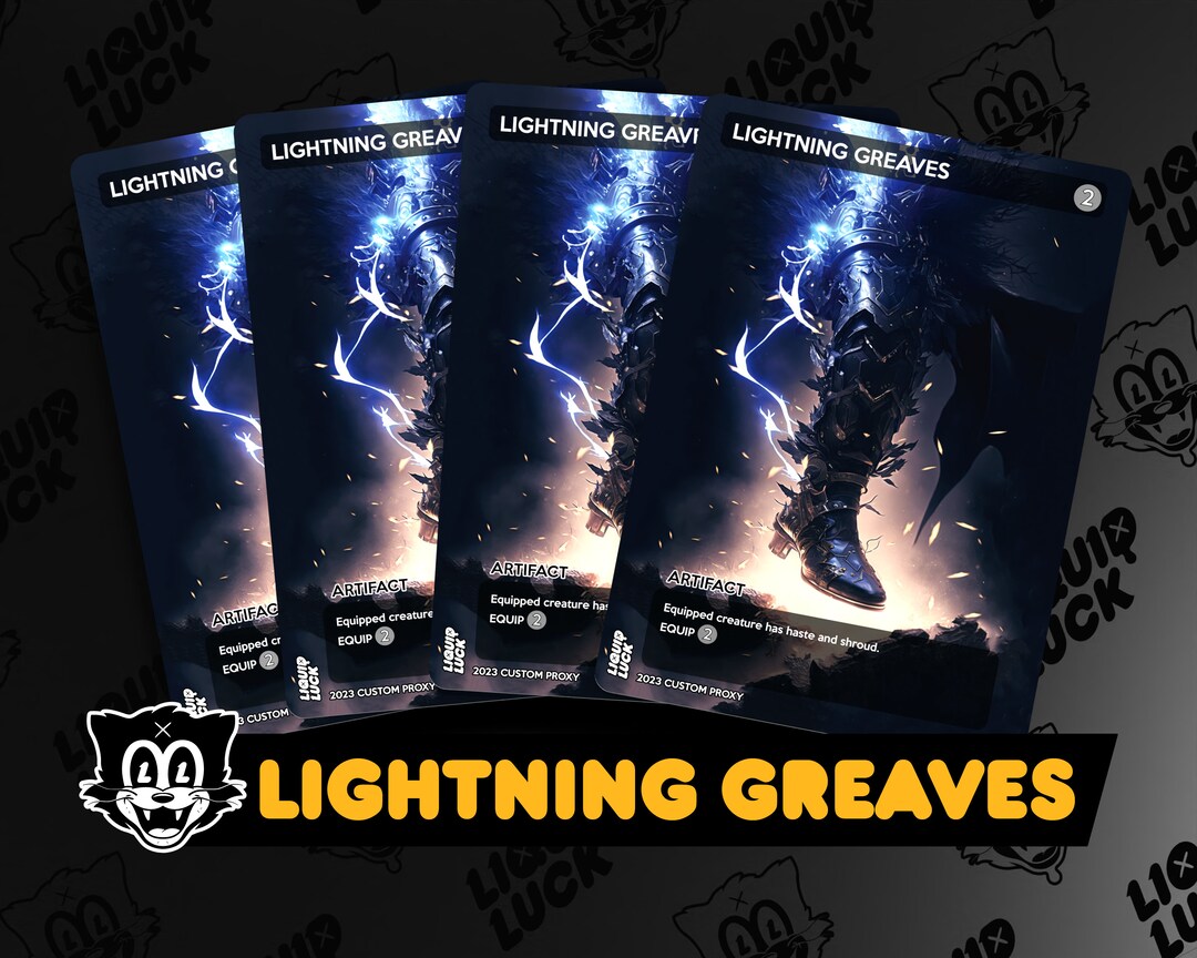 Lightning Greaves MTG Proxy Full Art Anime Watercolor Custom Commander ... Lightning Greaves MTG Proxy Full Art Anime Watercolor Custom Commander ...