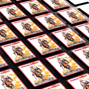 2/2 Red Human Knight MTG Creature Tokens With Trample and Haste Oath of ...