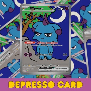 Depresso Palworld Card Brand New Palworld TCG Game Unique Gift for Him ...