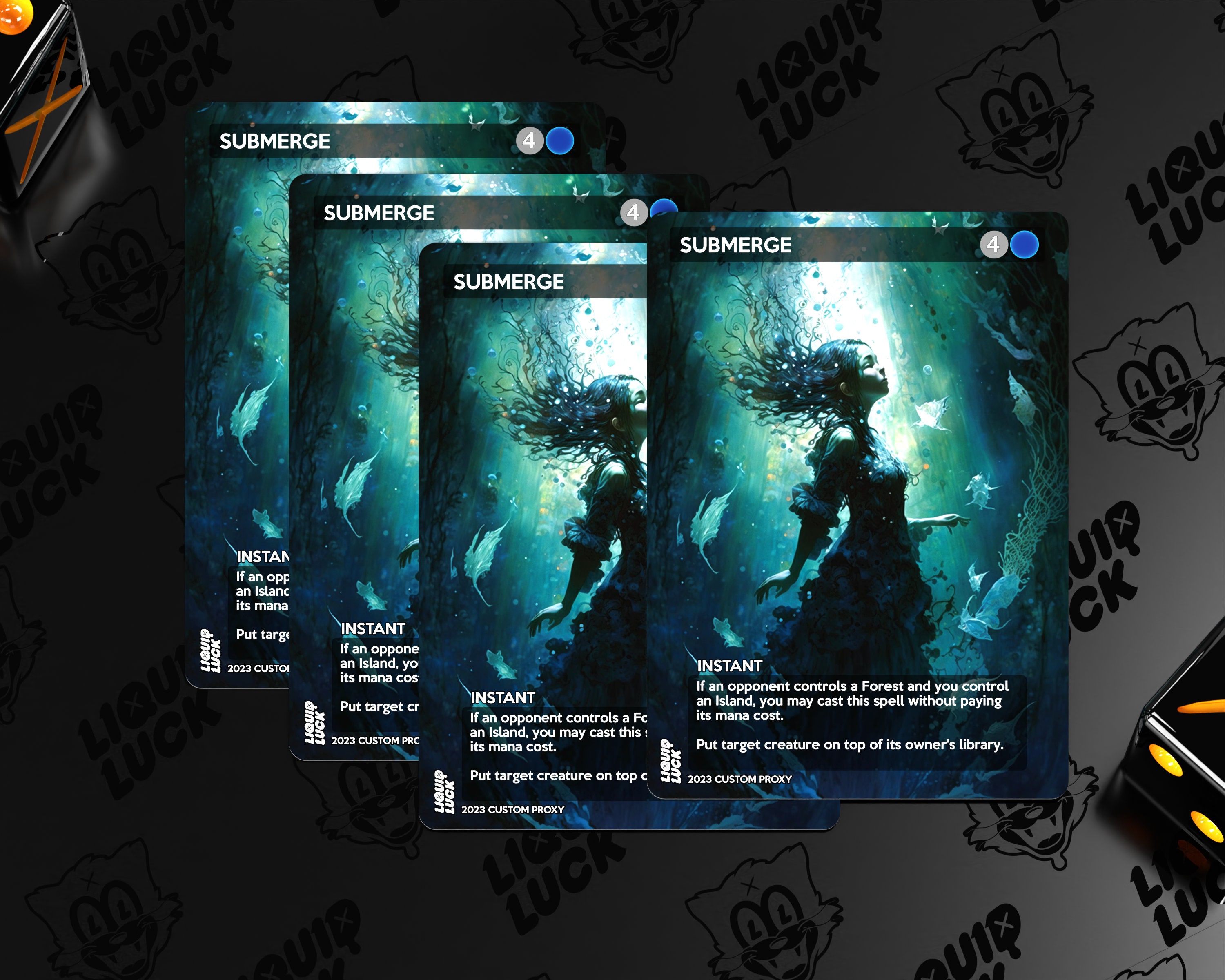 Submerge MTG Proxy Full Art Custom MTG Proxy perfect for - Etsy