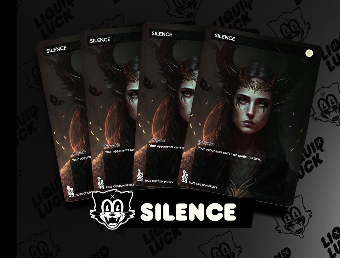 Silence Full Art Custom Commander Cards for EDH/CEDH - Etsy