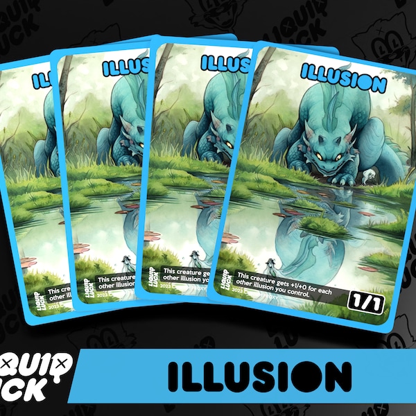 Illusion Tokens - Etsy UK