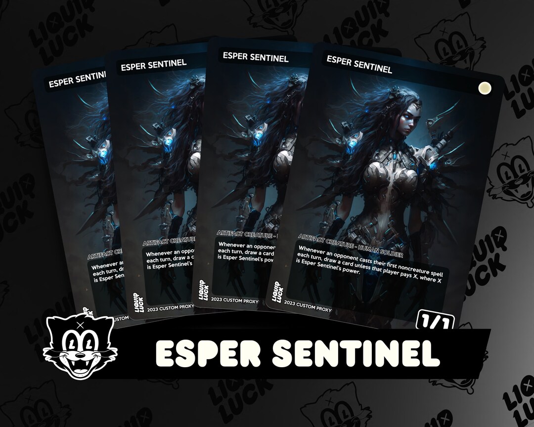 Esper Sentinel MTG Proxy Full Art Custom Commander Cards for EDH/CEDH ...