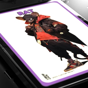 1/1 Black Rat Creature MTG Token Full Art Custom MTG Tokens / Commander ...