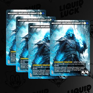 Millicent, Restless Revenant MTG Proxy Vintage Fantasy Dnd Art Style ...