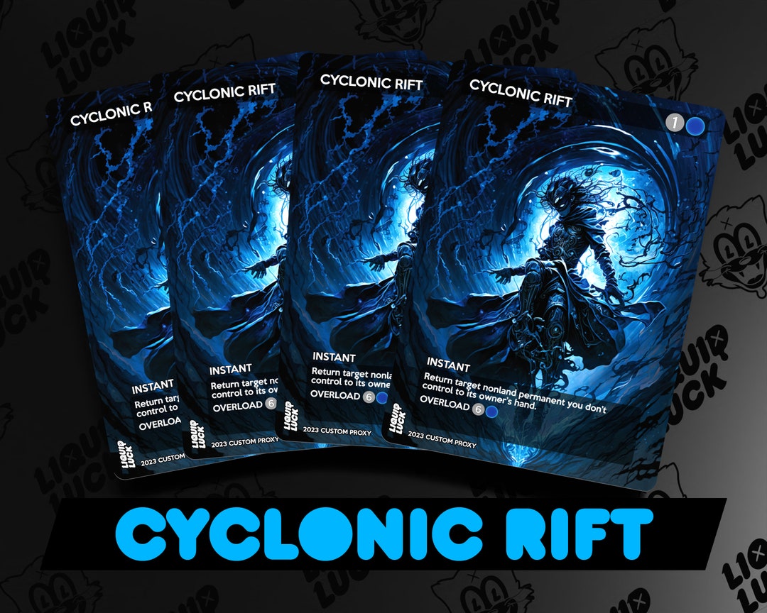 Cyclonic Rift MTG Proxy Full Art Custom Mtg Commander Proxy - Etsy