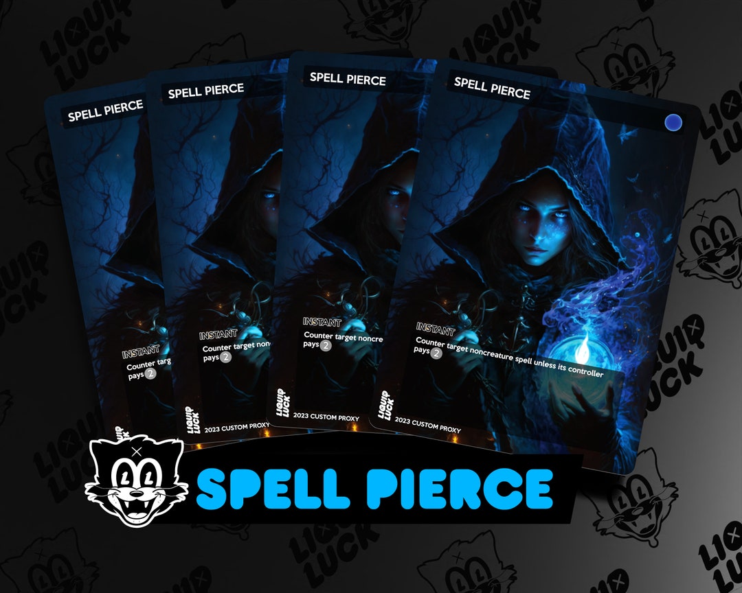 Spell Pierce Full Art Custom Mtg Commander Proxy/playtest - Etsy