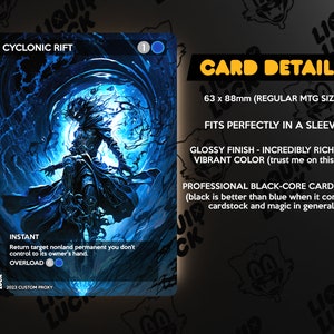 Cyclonic Rift MTG Proxy Full Art Custom Mtg Commander Proxy - Etsy