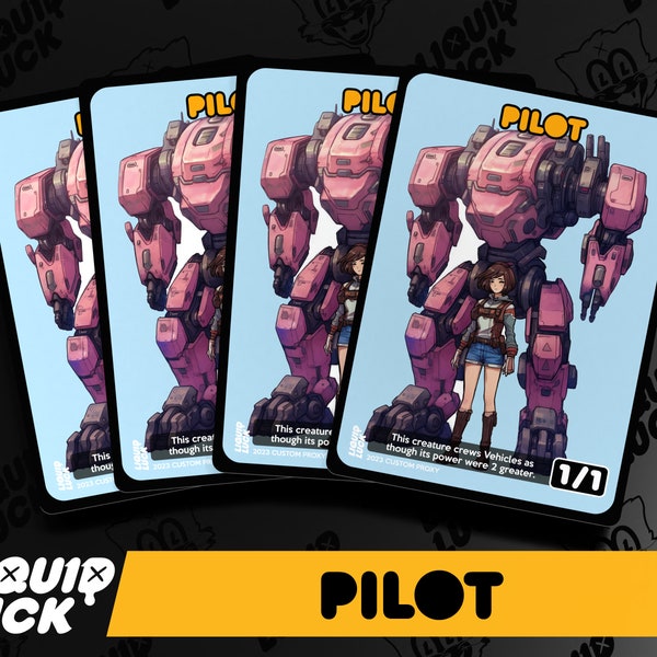 Mtg Pilot Tokens - Etsy