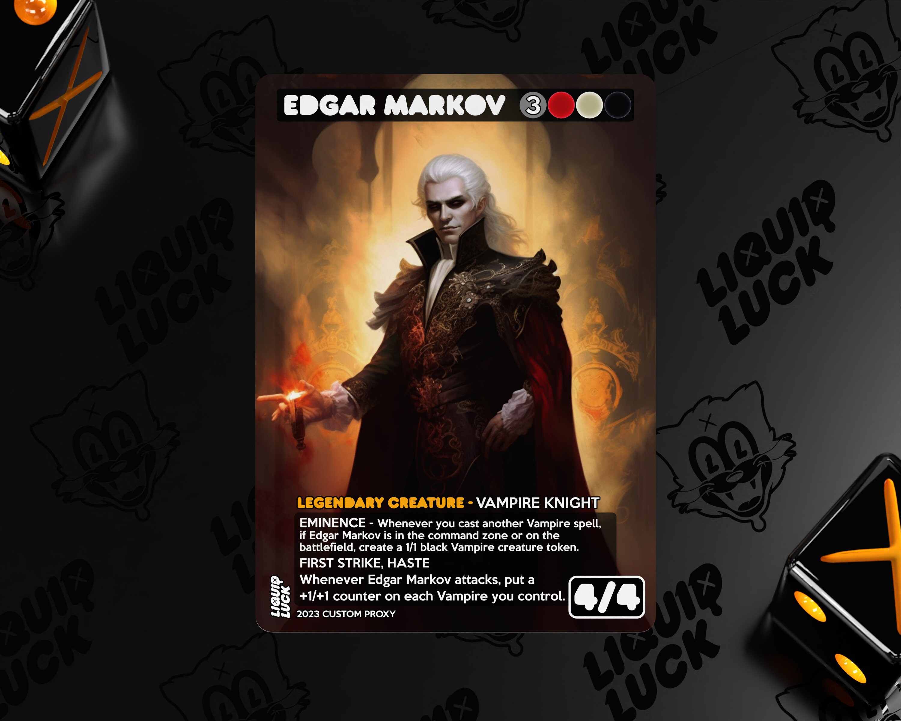 Edgar Markov MTG Proxy Futuristic Sci-fi Fantasy Art Style - Etsy Australia