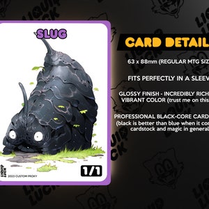 Slug MTG Tokens Toxrill the Corrosive Full Art Custom Tokens ...