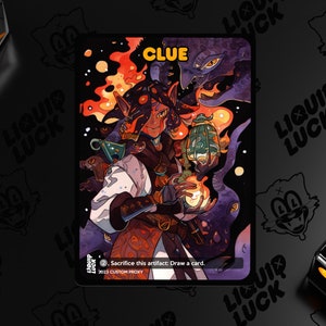 Clue MTG Tokens Full Art Custom Tokens / Commander Cards for EDH/CEDH ...