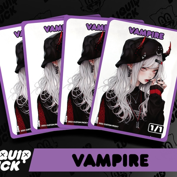 Vampire Cards - Etsy