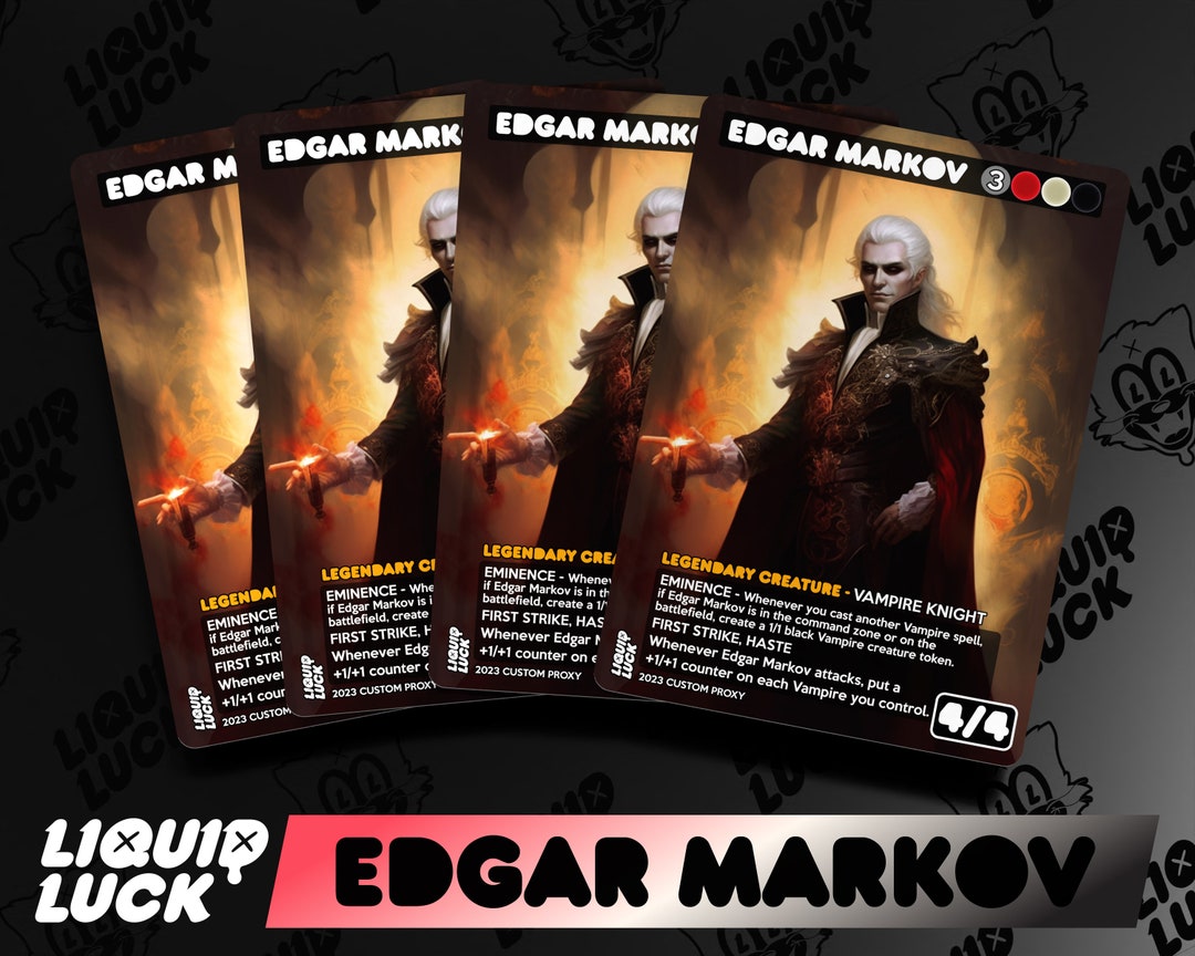 Edgar Markov MTG Proxy Futuristic Sci-fi Fantasy Art Style Full Art ...