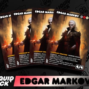 Edgar Markov MTG Proxy Futuristic Sci-fi Fantasy Art Style Full Art ...