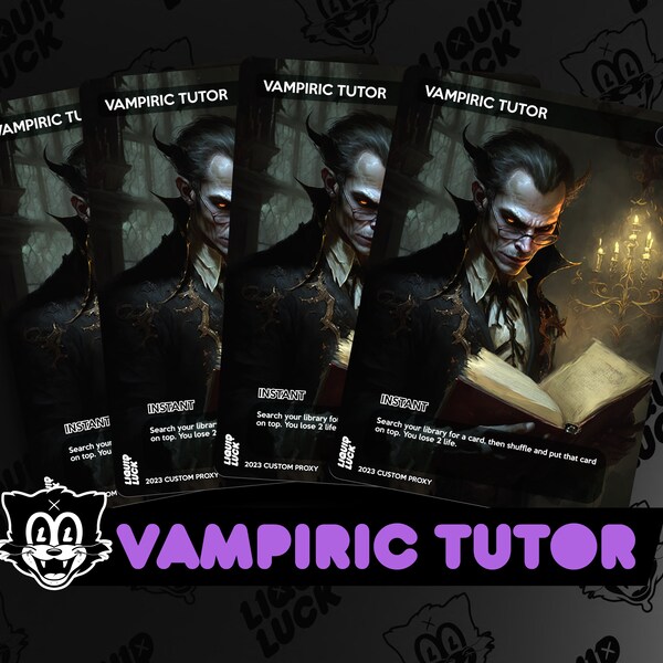 Mtg Vampiric Tutor - Etsy