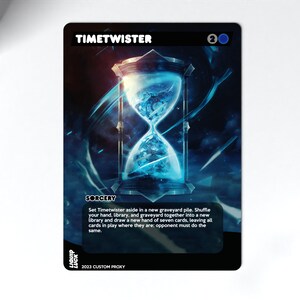 Timetwister Full Art Custom MTG Proxy for Commander - Etsy