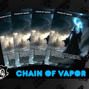 Chain of Vapor Full Art Custom Mtg Commander Proxy/playtest Card - Etsy