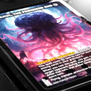 Emrakul, the Promised End MTG Proxy Vintage Fantasy Art Style Full Art ...