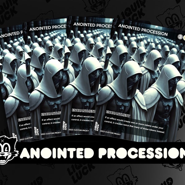 Anointed Procession Mtg Proxy - Etsy Anointed Procession Mtg Proxy - Etsy