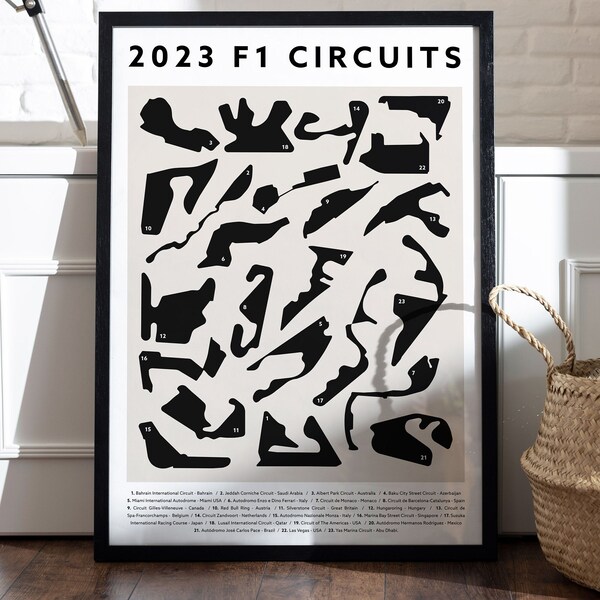 F1 Circuits Art - Etsy