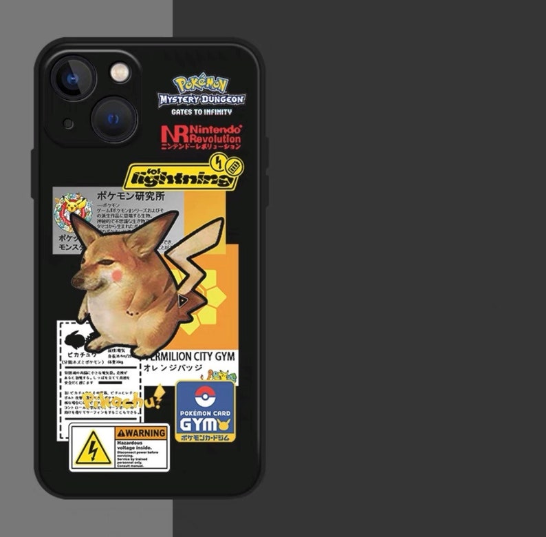 Pokémon Cheems Pikachu & Squirtle Personalized Phone Cases - Etsy UK