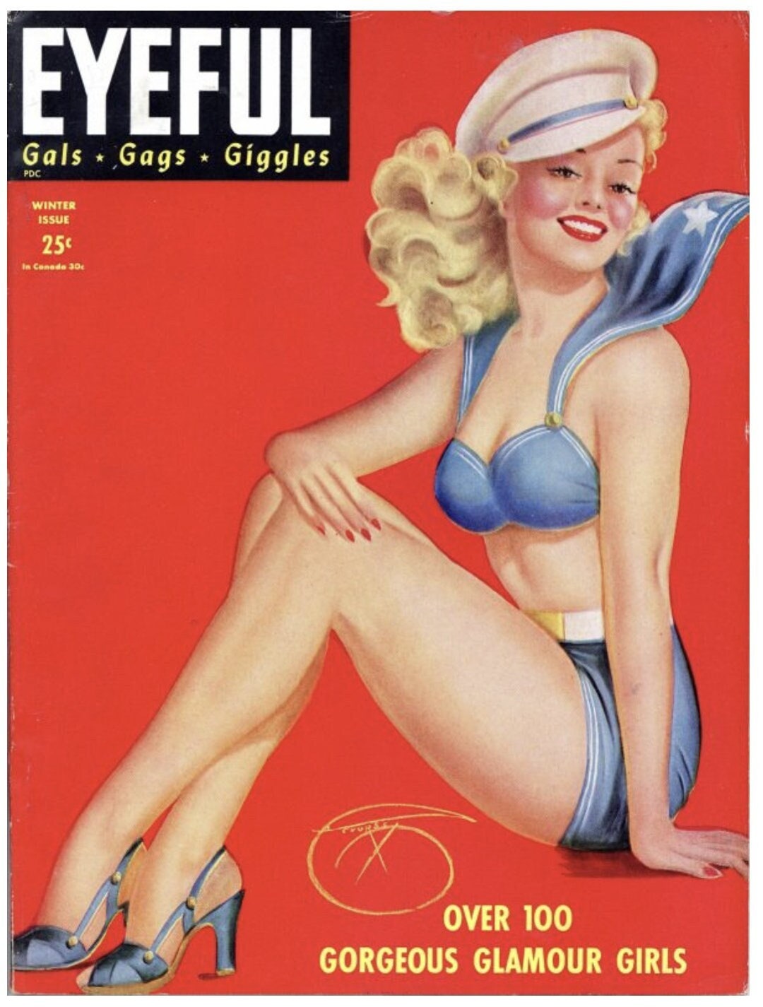 Eyeful Magazine Vintage Pulp Magazine Cover Collection - Etsy