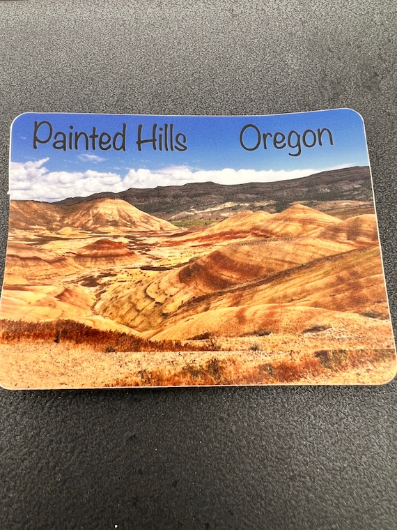 Painted Hills Vinyl Sticker - Etsy