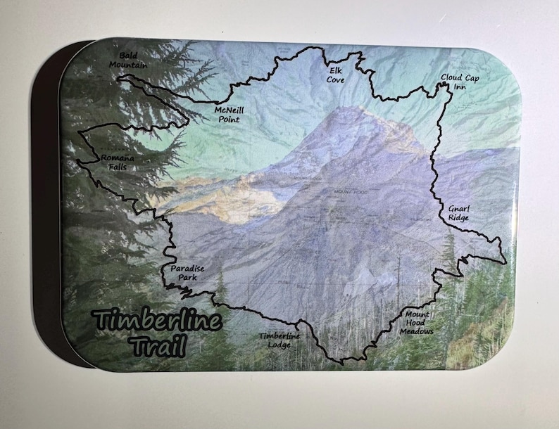 Timberline Trail Magnet - Etsy