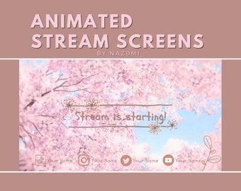 Sakura Twitch Animated - Etsy