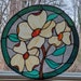PATTERN - Stained Glass - Dogwood Flower Tree Branch - Digital Pattern ...