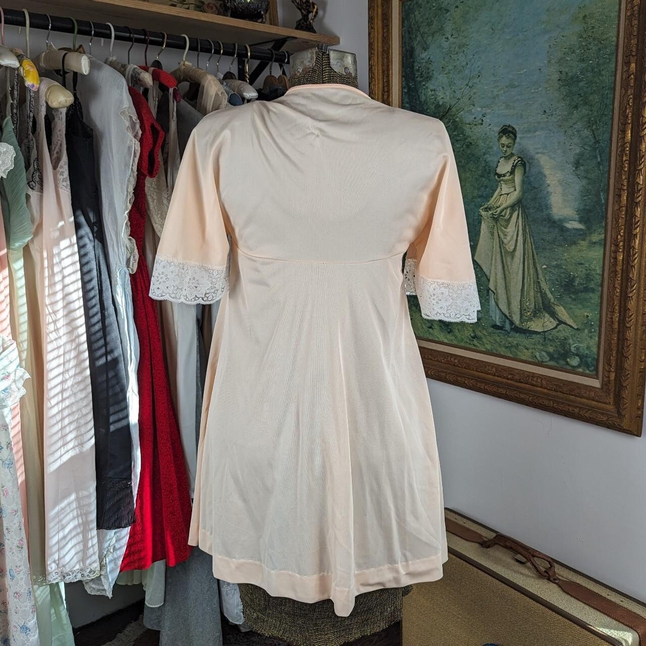 Vintage Lacy Peach Sleep Top From the 1960s by Sears, Size Medium ...