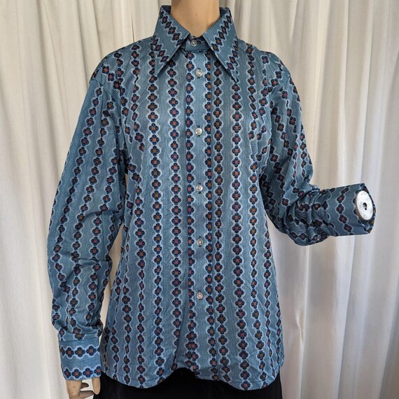 70s button up shirt - Gem