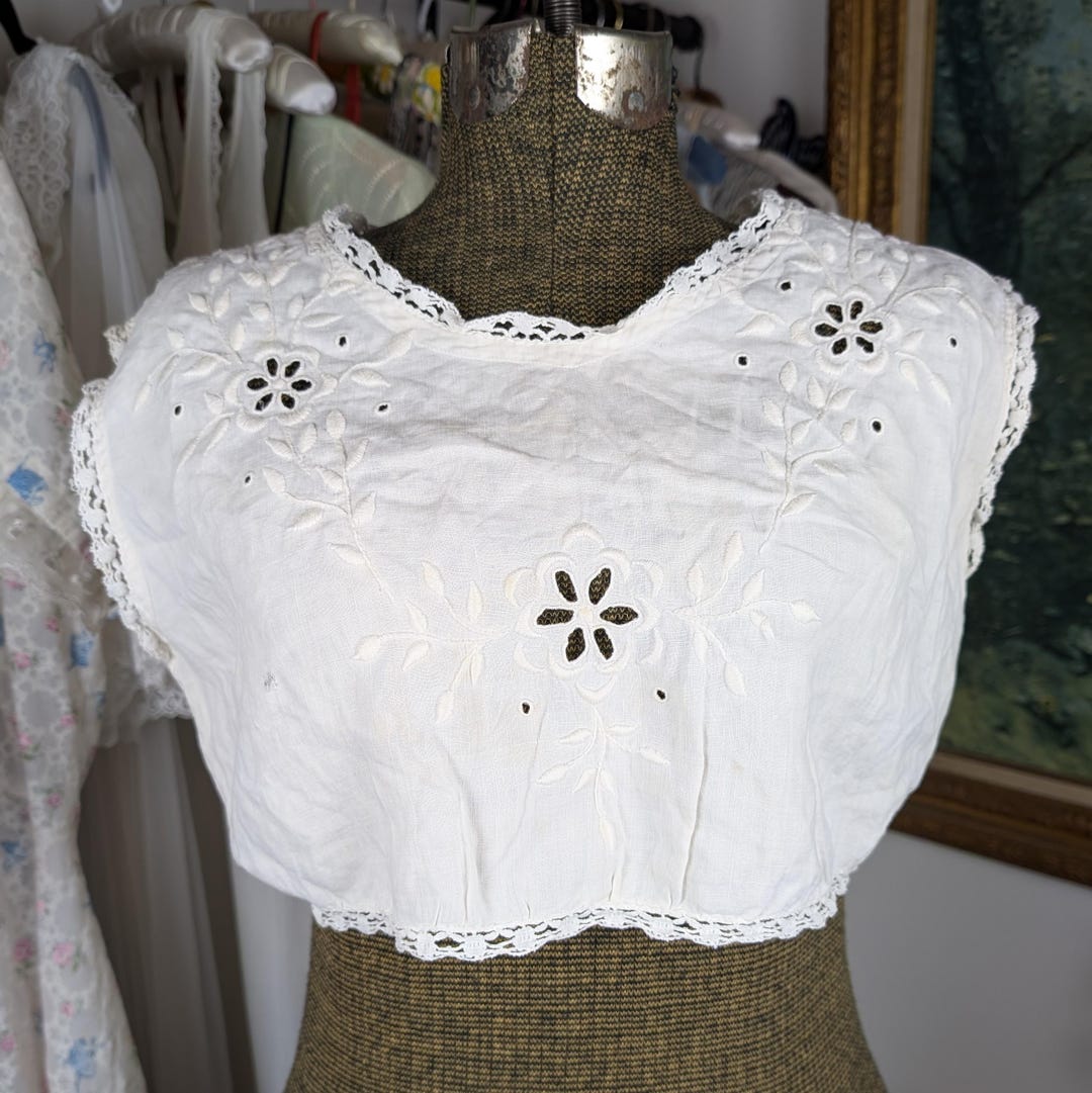 Antique Corset Cover, Victorian or Edwardian, Size Medium - Etsy