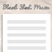 Printable Blank Sheet Music 8 Staves - Blank Staff Paper - Etsy