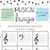 Musical Bingo, Music Teacher, Game for Music Students, Fun Music Game ...