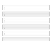 Printable Blank Guitar Tab BUNDLE Digital Download Sheet - Etsy UK