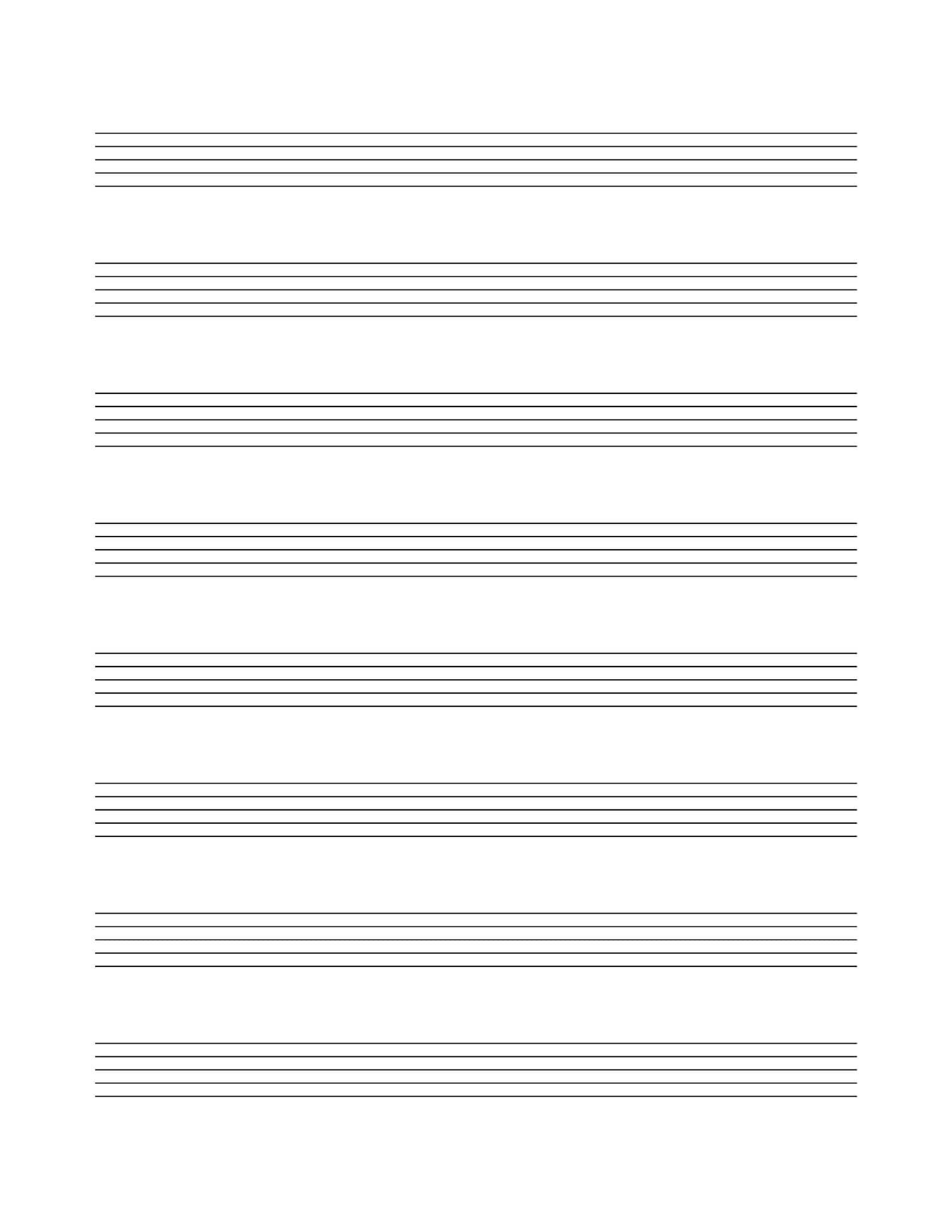 Printable Blank Guitar Tab BUNDLE Digital Download Sheet Music - Etsy