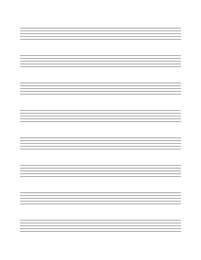 Printable Blank Guitar Tab BUNDLE Digital Download Sheet Music - Etsy UK