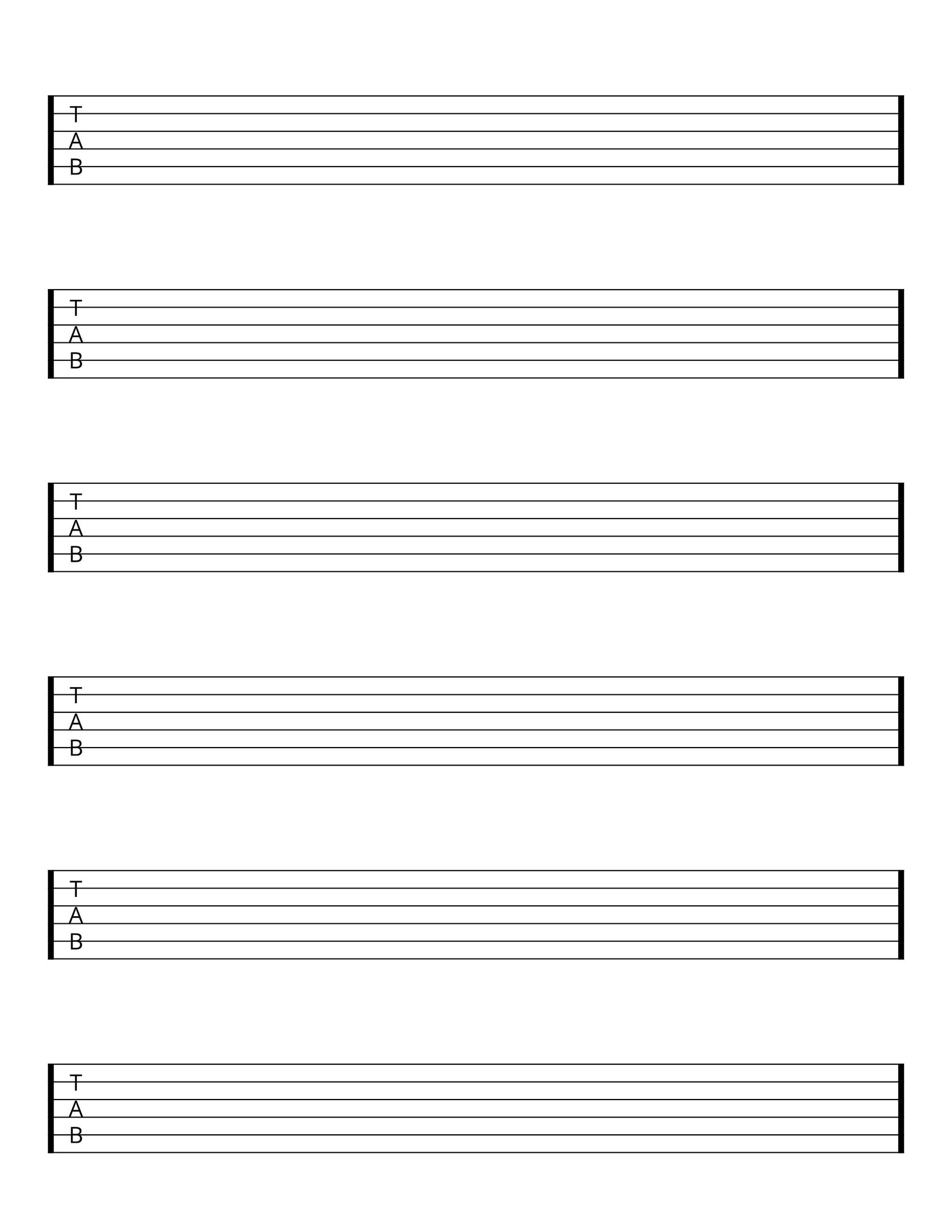 Printable Blank Guitar Tab BUNDLE Digital Download Sheet Music - Etsy