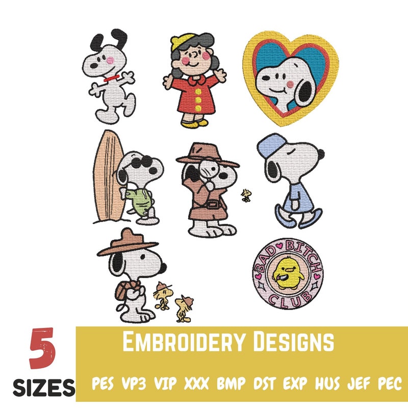 Snoopy Character Design - Etsy UK