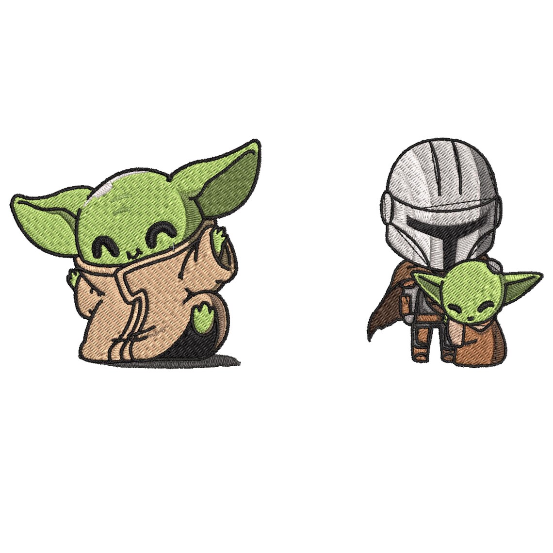 Baby Yoda Embroidery Design Machine Embroidery Designs Mandalorian ...