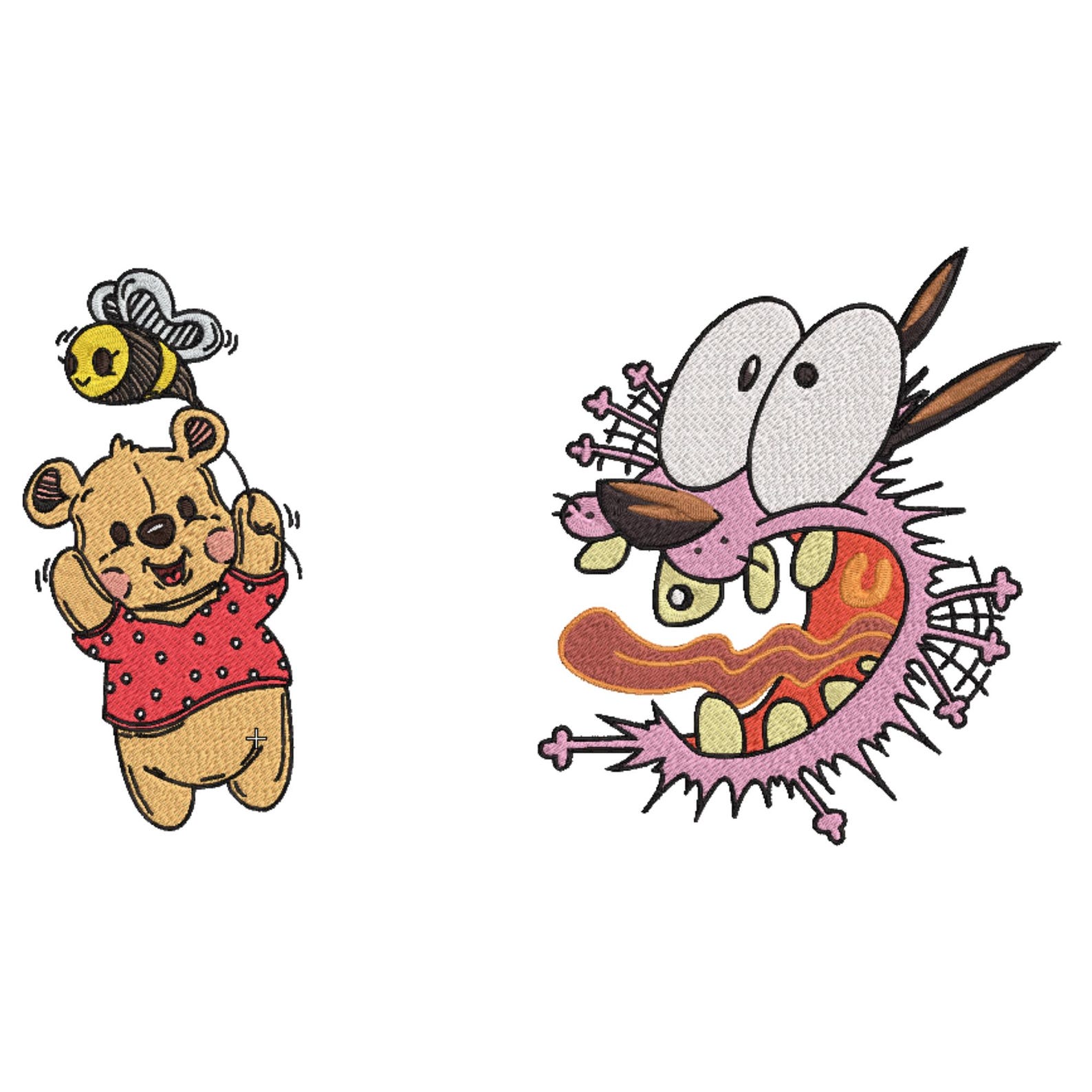 Cartoon Embroidery Design Bundle Cartoons Designs Embroidery Embroidery ...
