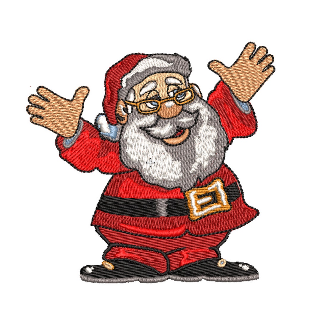 Design Santa Claus Christmas Machine Embroidery Design Santa - Etsy