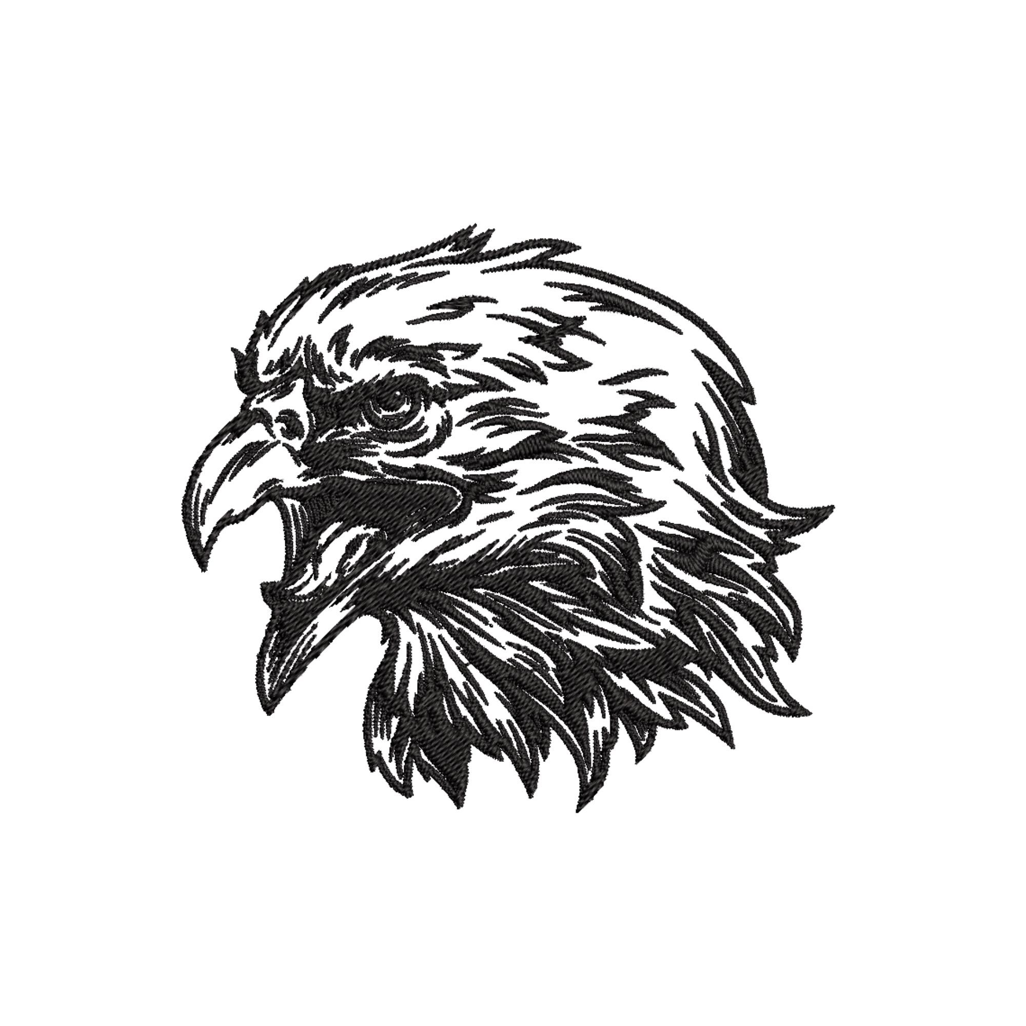 Eagle Head Embroidery Design Machine Embroidery Pattern Bundle ...