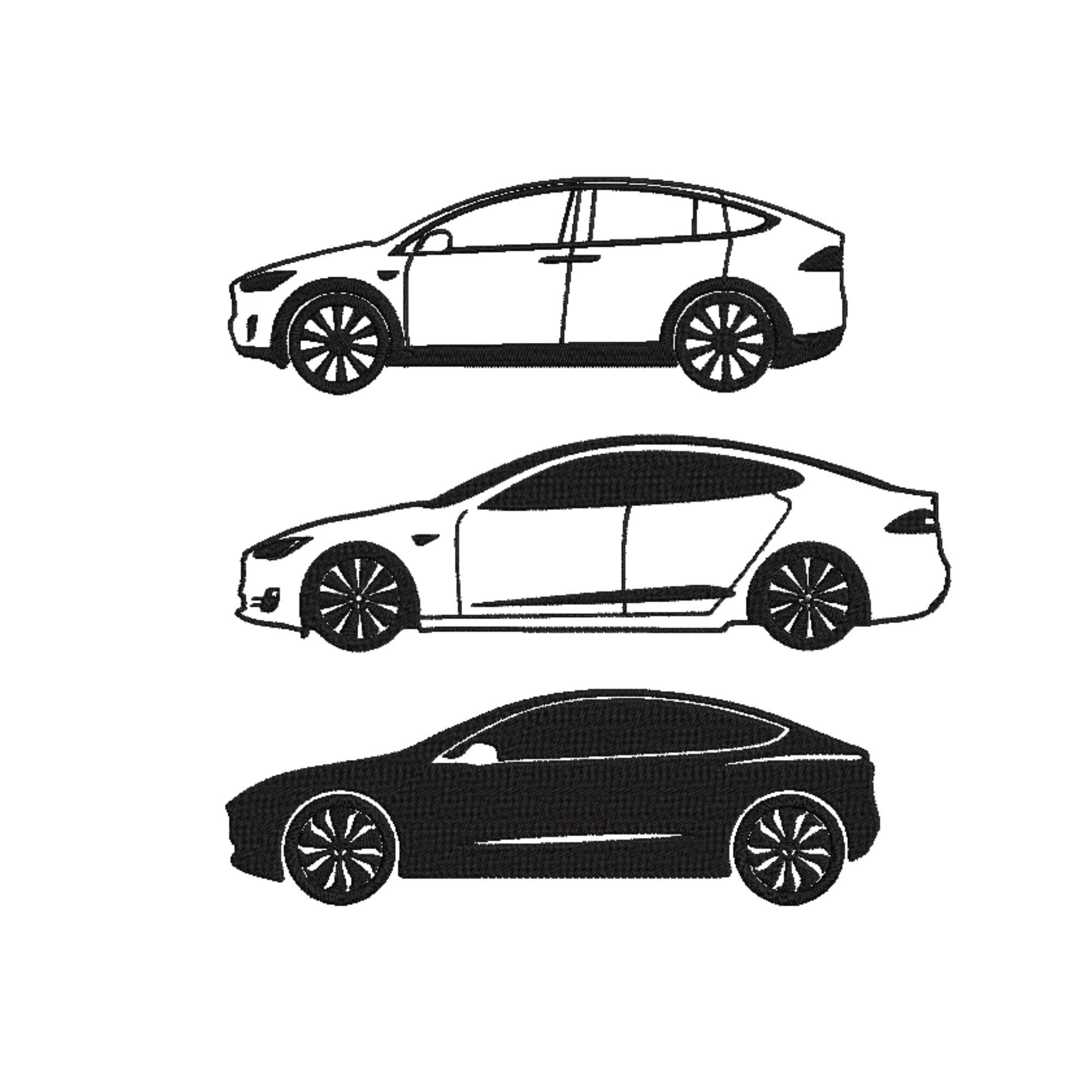 Elon Musk Embroidery Designs Tesla Embroidery Design Elon Musk Art ...