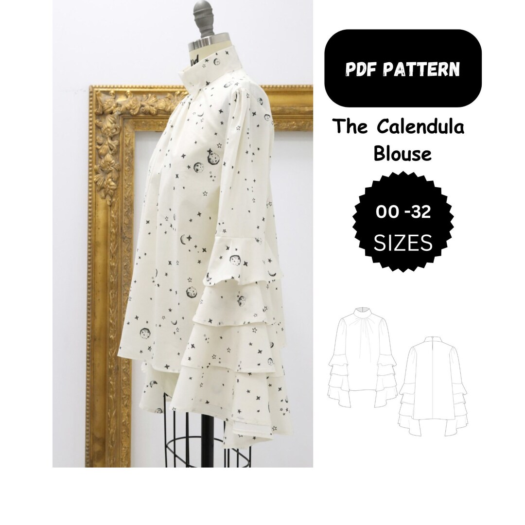 Milkmaid Top Sewing Pattern Women PDF Dress Pattern Women Sewing ...