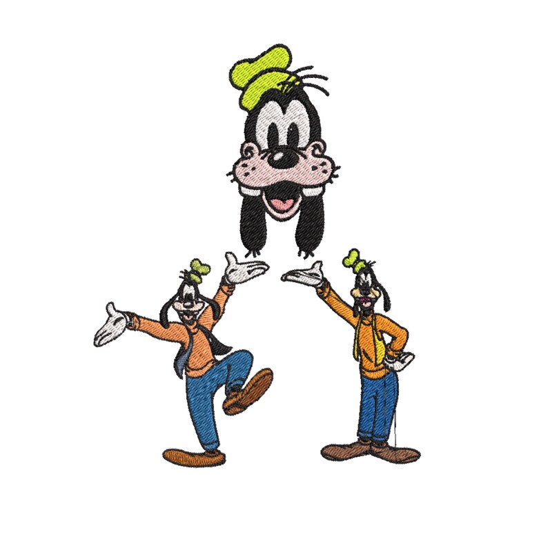 Goofy Embroidery Design Goofy Machine Embroidery Designs Mickey Mouse ...