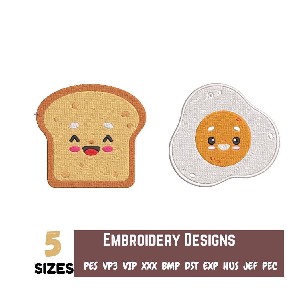 Bread Embroidery Design File Bread Embroidery Design Machine Embroidery ...